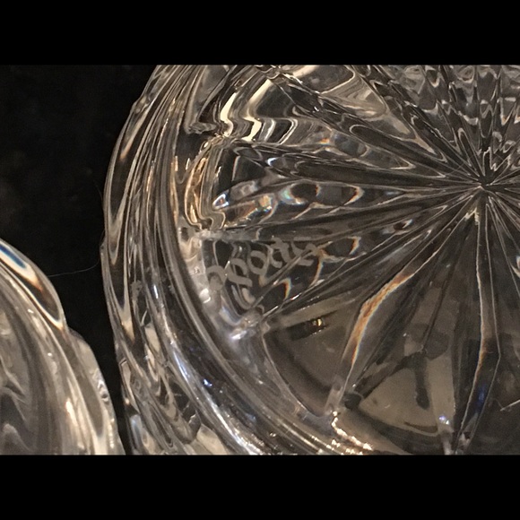 Spode | Dining | Spode Creamer Sugar Hand Cut Faceted Crystal | Poshmark